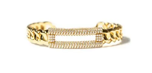 ZARUX Cuban Link Bracelet - Yellow Gold