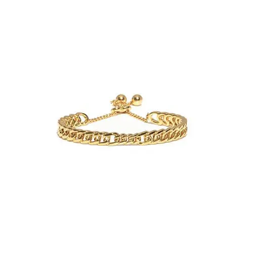 ZARUX Cuban Link Bracelet - Yellow Gold