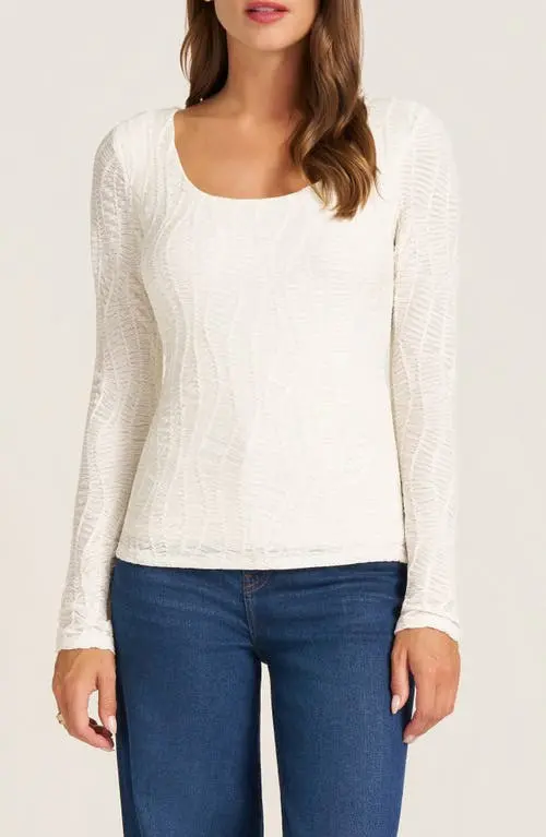Matty M. Rowan Knit Top - Ivory