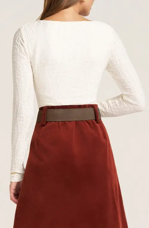 Matty M. Rowan Knit Top - Ivory