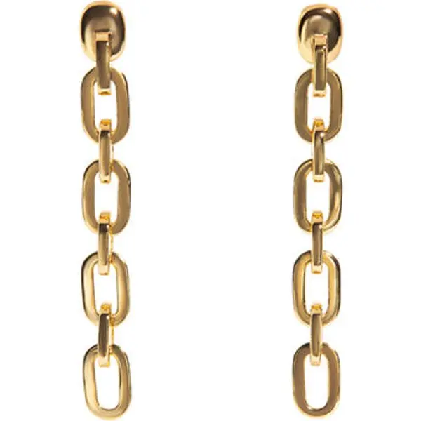 ZARUX Drop Earrings - Yellow Gold