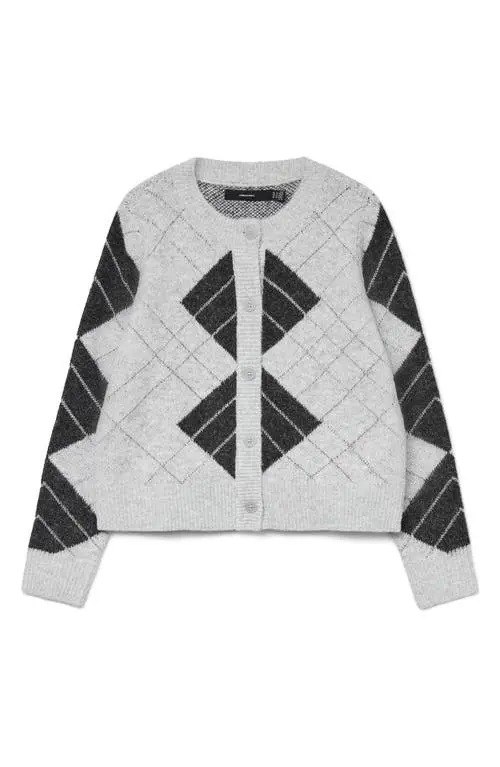 Vero Moda Metallic Argyle Cardigan