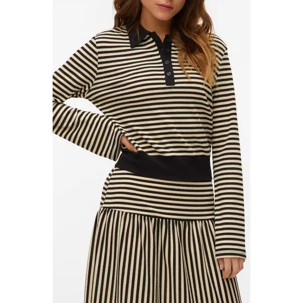 Vero Moda Isabella Stripe Long Sleeve Top