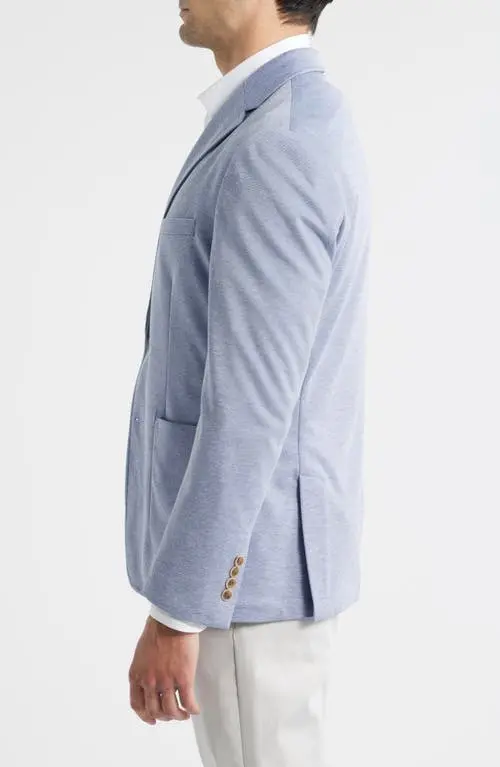 DANIEL HECHTER Heathered Stretch Twill Sport Coat - Blue