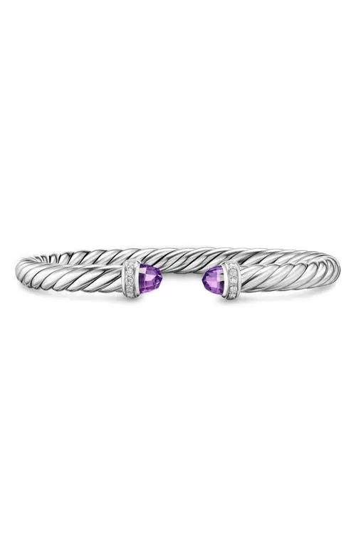 David Yurman Cable Flex Bracelet - Amethyst