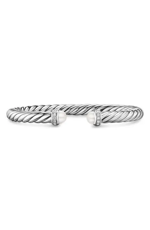 David Yurman Cable Flex Bracelet - Pearl
