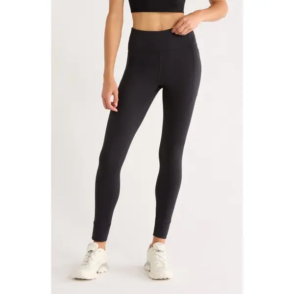 Zella Cozy Tech Pocket Leggings - Black