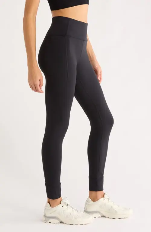 Zella Cozy Tech Pocket Leggings - Black