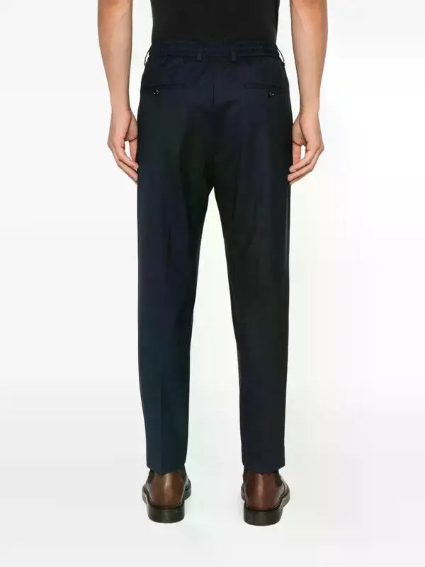 BE ABLE Pleated Trousers With Elasticated Waist