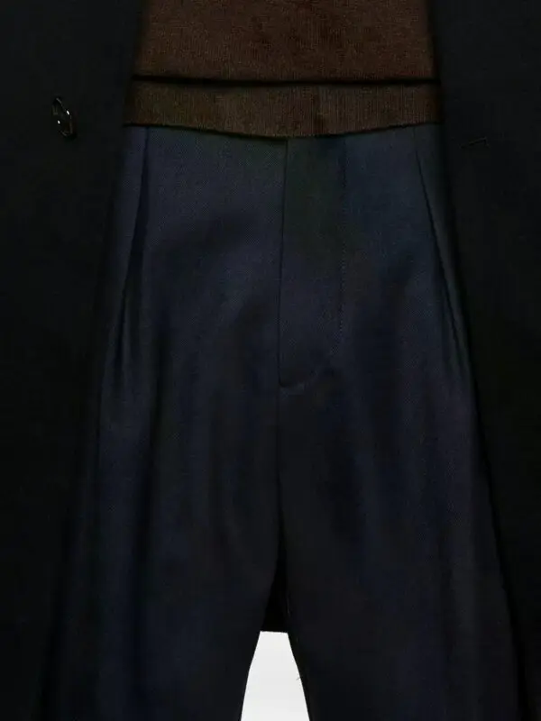 BE ABLE Pleated Trousers With Elasticated Waist