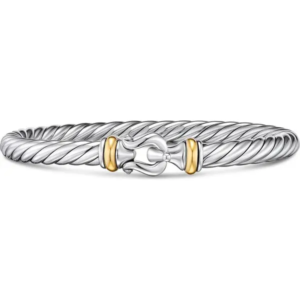David Yurman Cable Flex Buckle Bracelet - Silver