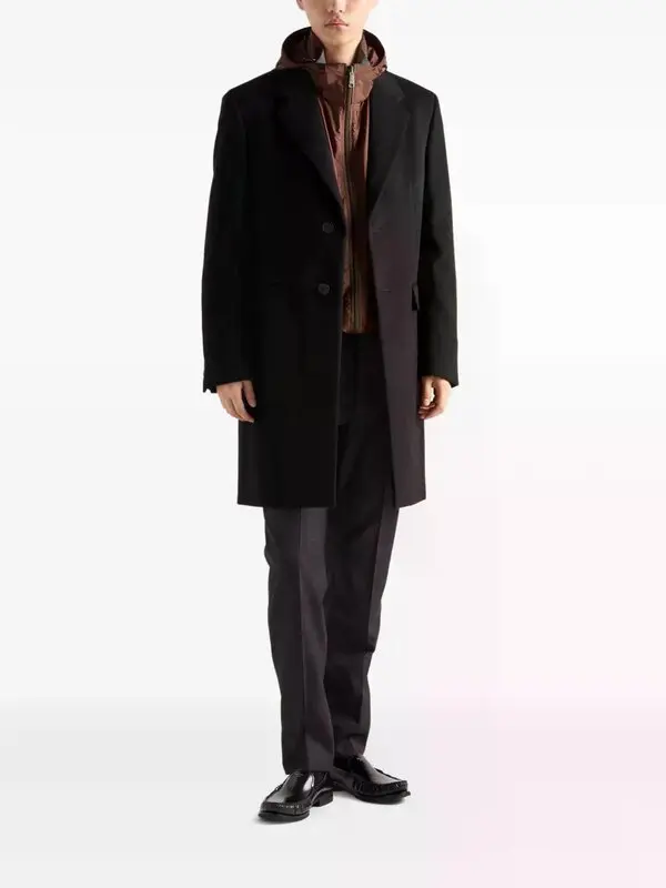 Prada Hooded Zip-front Jacket