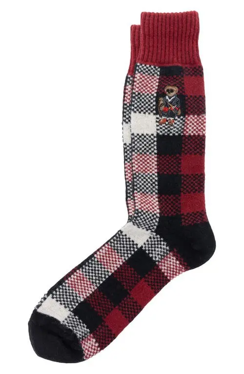 Polo Ralph Lauren Polo Bear Boot Socks - Red