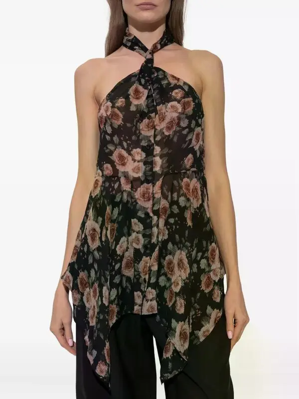 IRO PARIS Lassan Floral-print Top