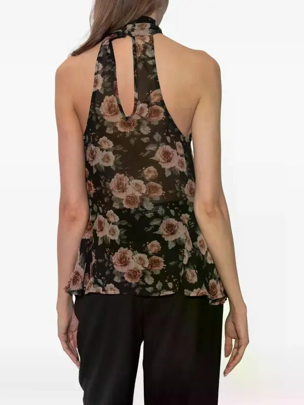 IRO PARIS Lassan Floral-print Top