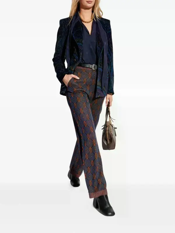 Etro Long-sleeved Bow Blouse