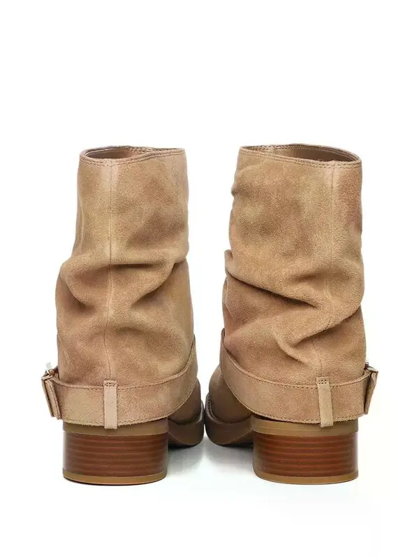 Michael Kors Buckled Biker Boots