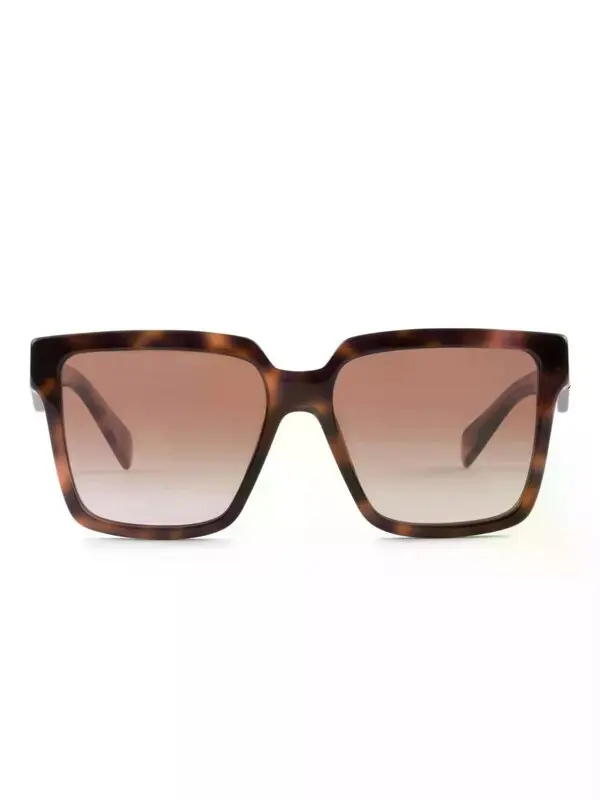 Prada Square-frame Sunglasses - Brown