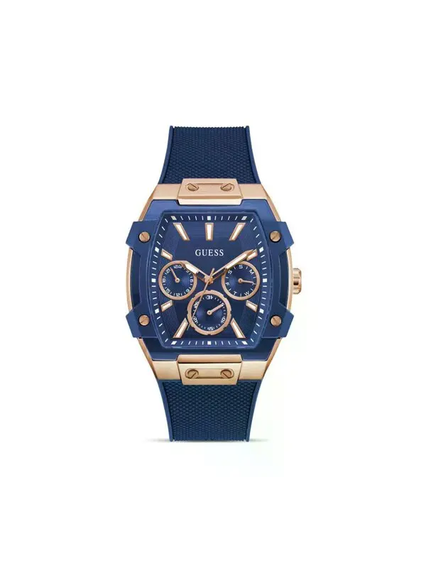 Guess Stainless Steel 44mm Timepiece - Blue