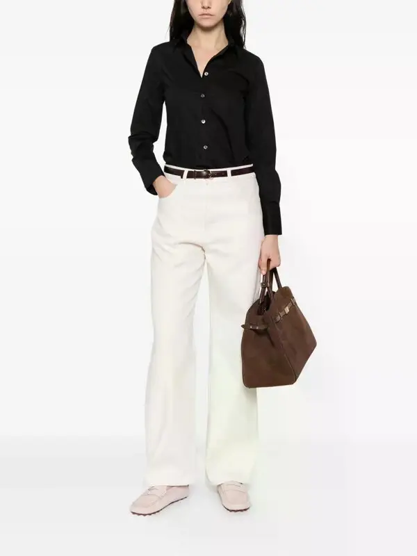 CALIBAN Embellished Long-sleeved Shirt