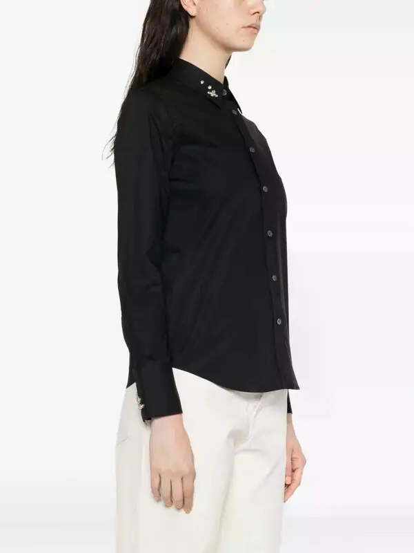 CALIBAN Embellished Long-sleeved Shirt