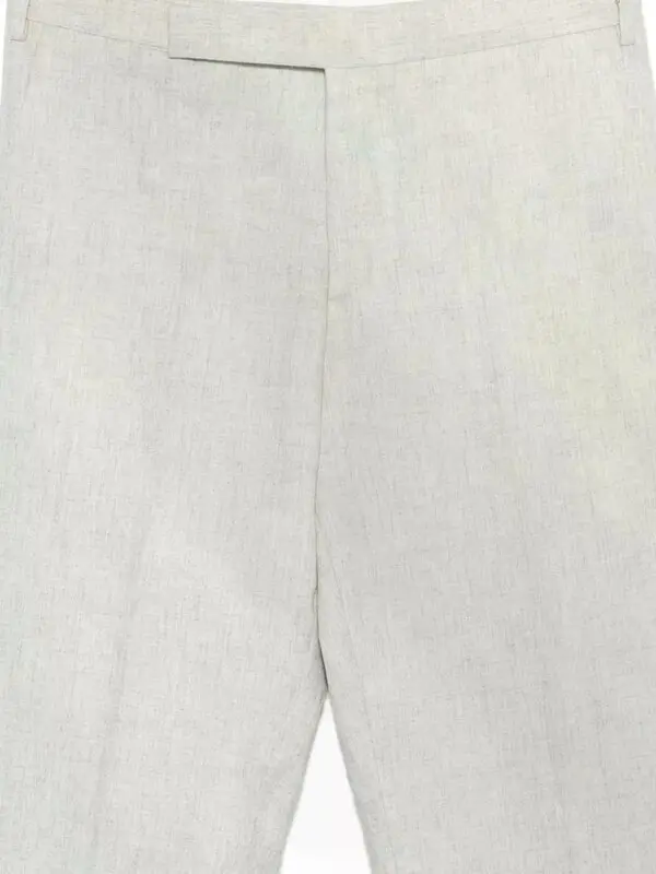 LARDINI Flannel Trousers - Grey