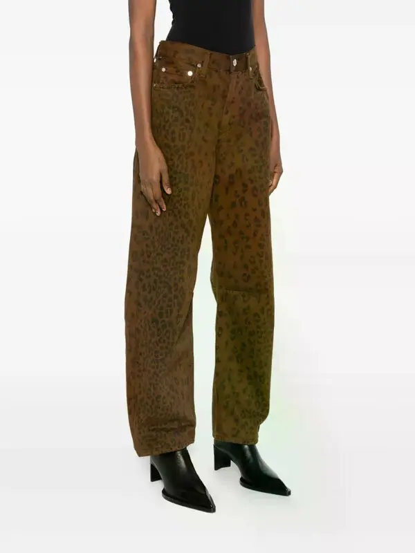 Citizens Of Humanity Cheetah Print Jeans - Brown