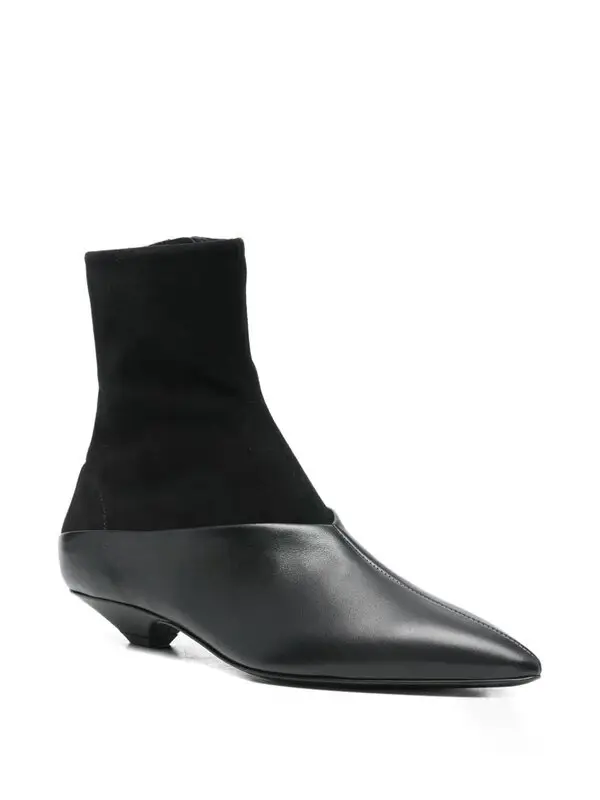 SERGIO ROSSI 30mm Pointed-toe Boots