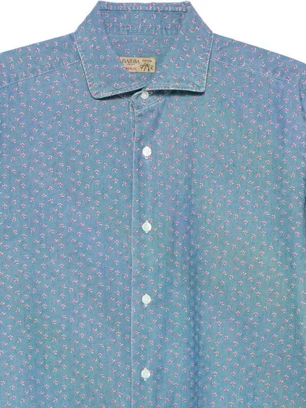 BARBA NAPOLI Patterned Shirt