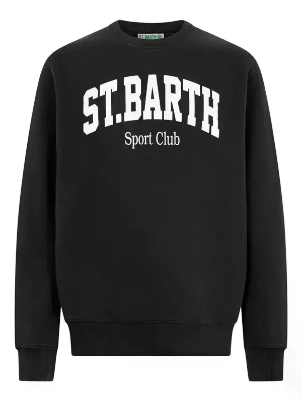 MC2 SAINT BARTH Logo-print Sweatshirt - Black