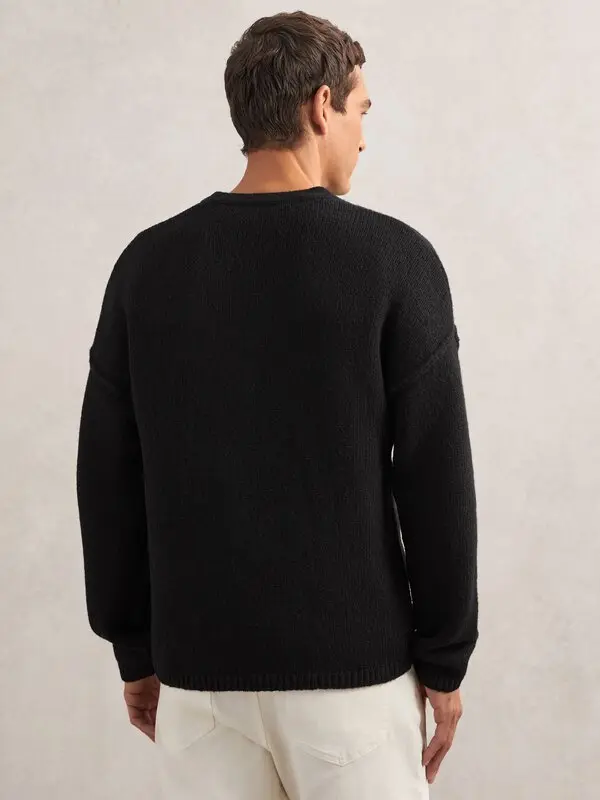 REISS Randal Wool-blend Relaxed Jumper