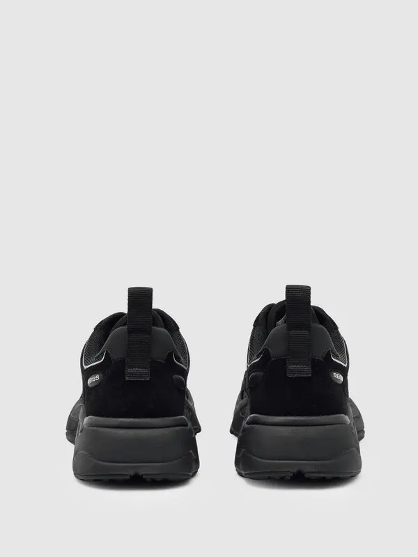 REISS Io Chunky-sole Panelled Runner Trainers