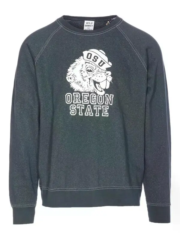WILD DONKEY Printed Crewneck Sweatshirt