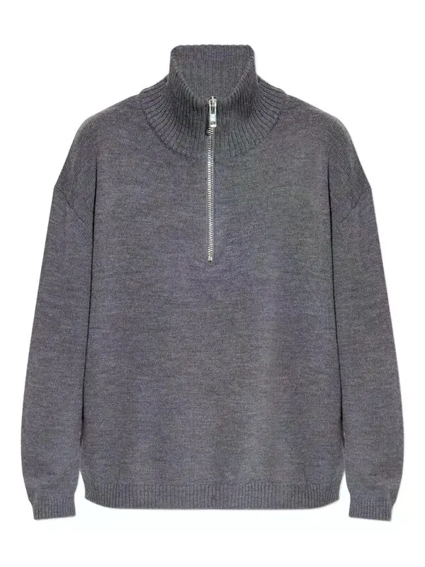 RETHINKIT STUDIOS Oslo Zip-up Funnel-neck Sweater