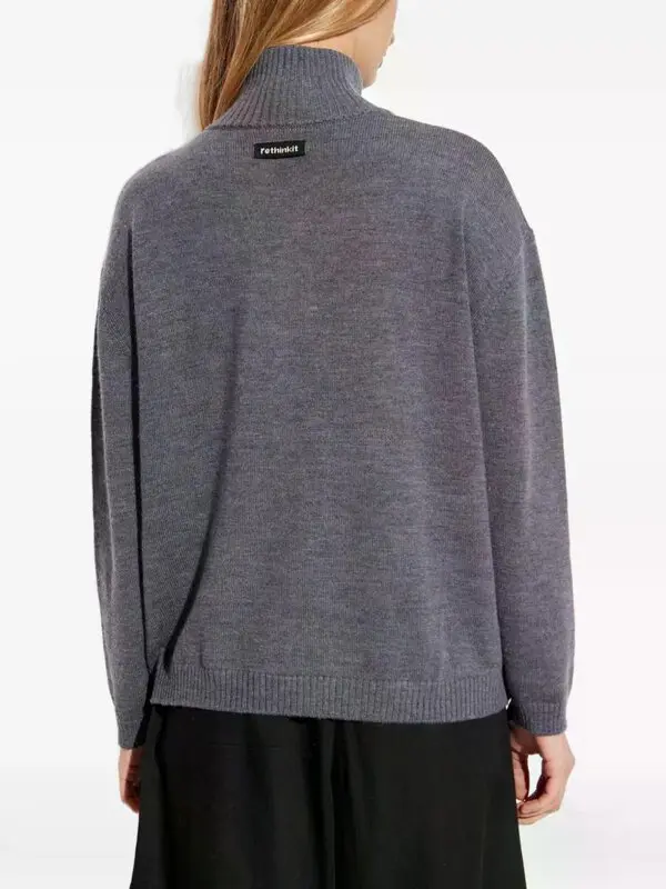 RETHINKIT STUDIOS Oslo Zip-up Funnel-neck Sweater