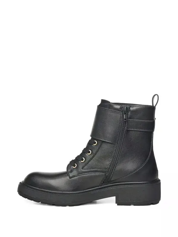 Liu Jo Buckle Logo Plaque Boots