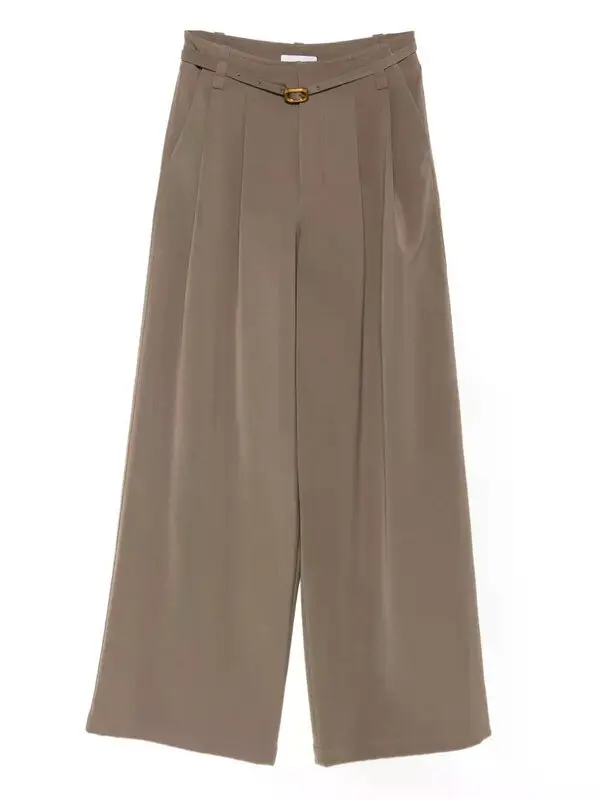 ISABELLE BLANCHE Belted Pleated Trousers