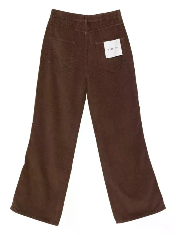 HERSKIND Kat Corduroy Trousers - Brown
