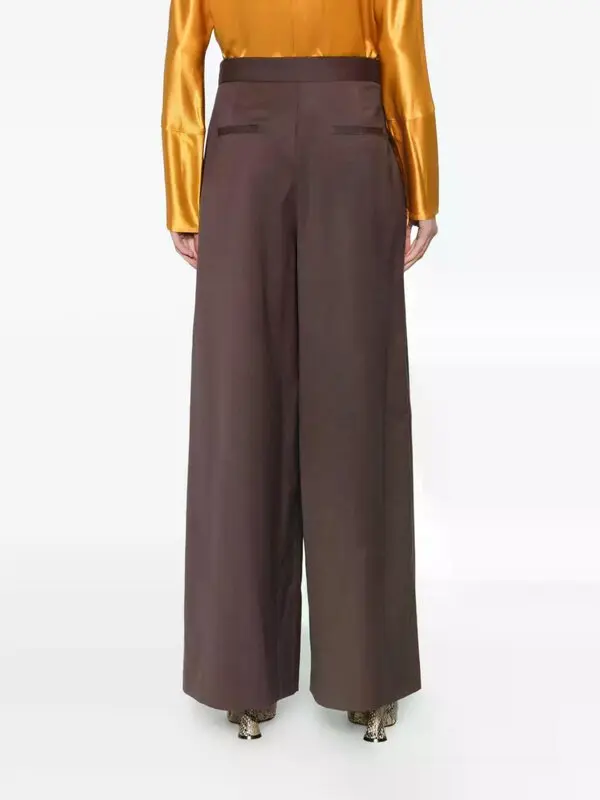 ISABELLE BLANCHE Pleat-detail Wide Leg Trousers