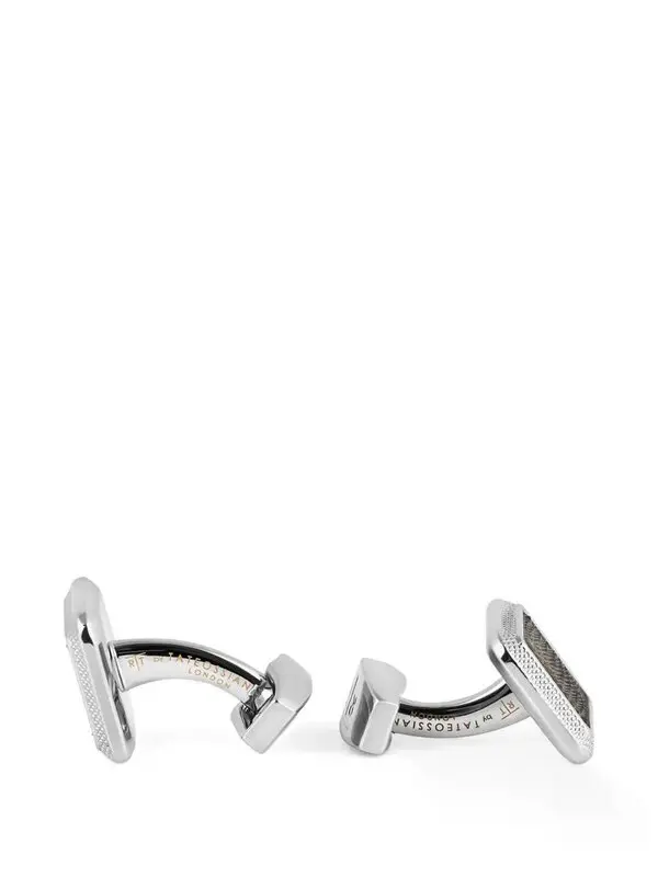Tateossian Embossed Square Cufflinks