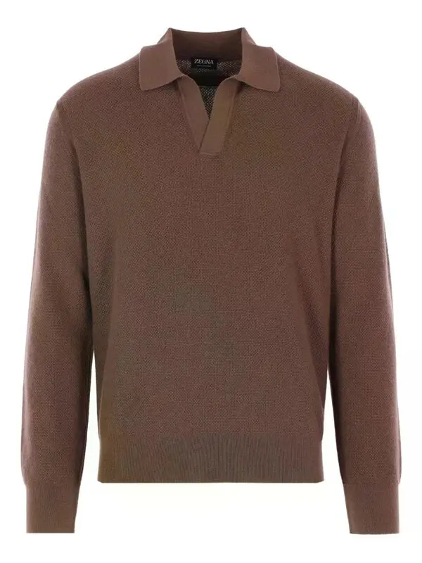 Zegna Open-collar Sweater