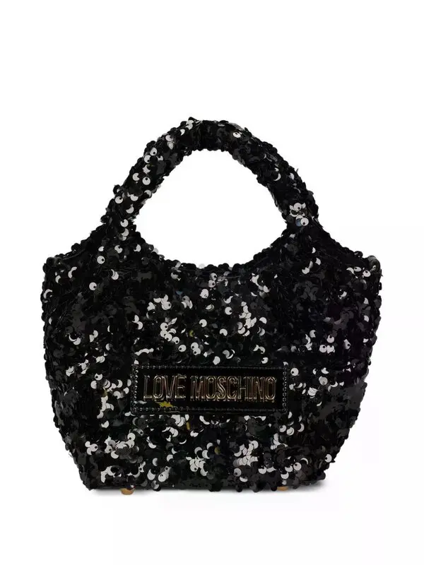 Moschino Mini Sequin Top-handle Tote