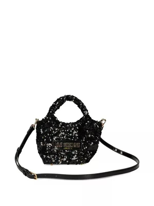 Moschino Mini Sequin Top-handle Tote