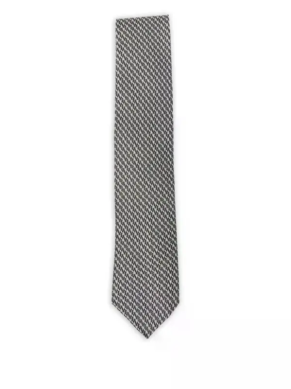 Brioni Silk Neck Tie - Black