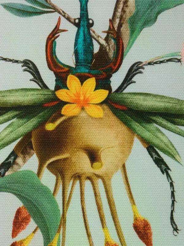 La DoubleJ X Beto Val Fantastic Creatures Floral Napkins - Blue