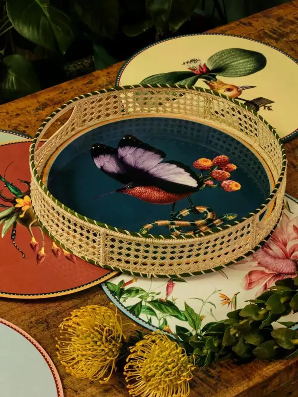 La DoubleJ X Beto Val Fantastic Creatures Disk Placemat - Yellow