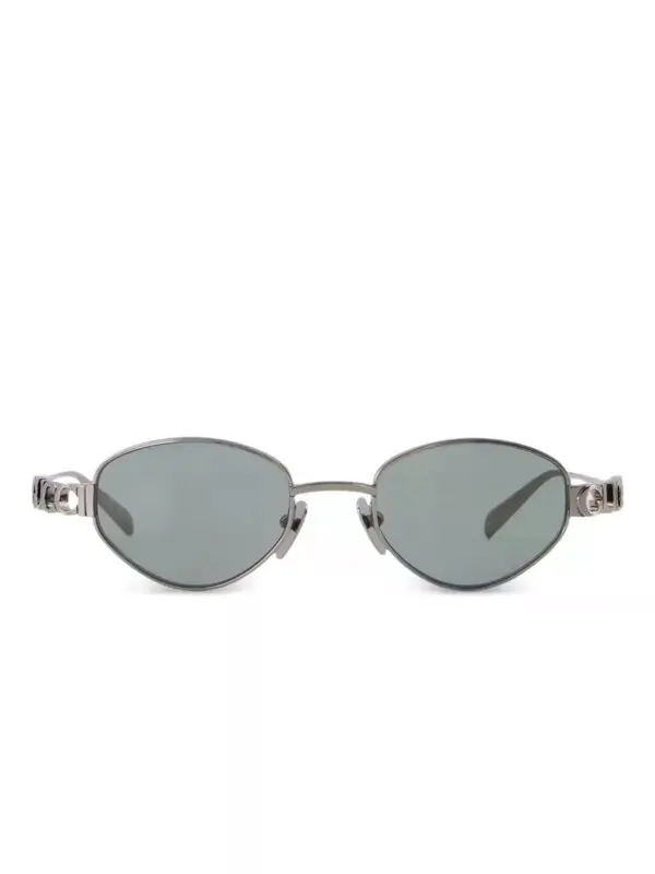Gucci Oval-frame Sunglasses - Grey