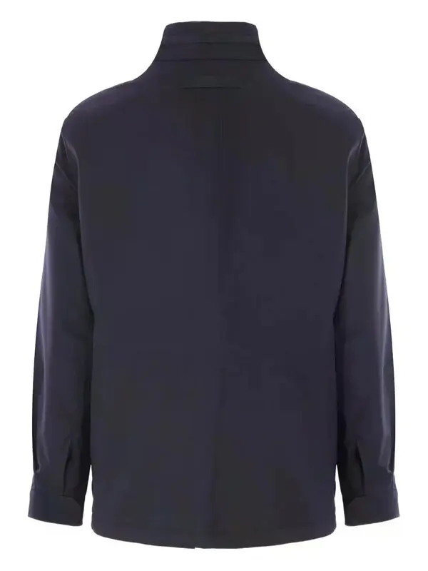Zegna Buttoned Wool Coat
