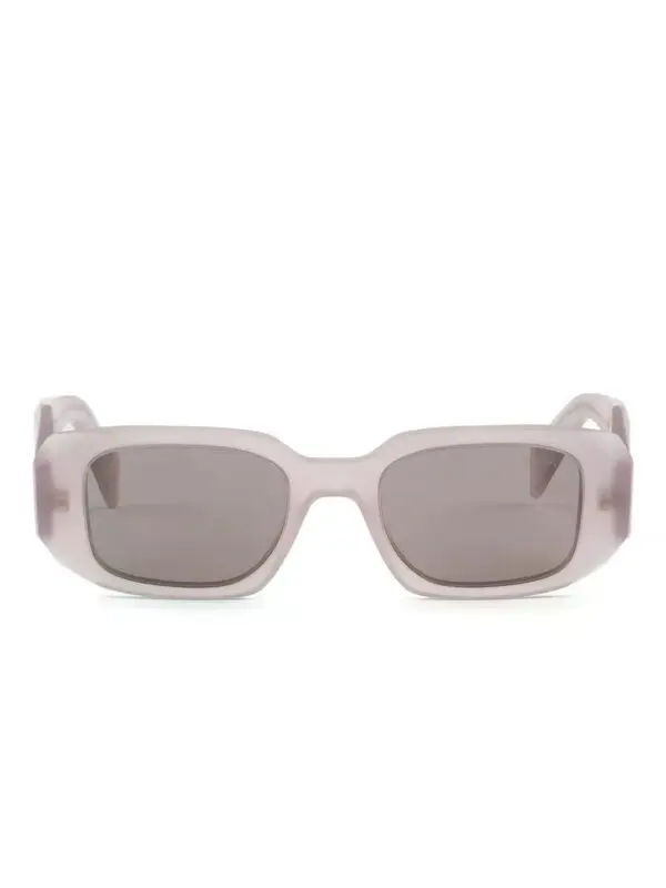 Prada Symbole Rectangle Sunglasses - Neutrals