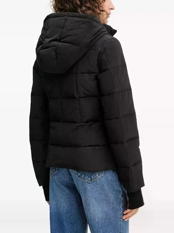 Armani Exchange Padded Hooded Jacket - Black